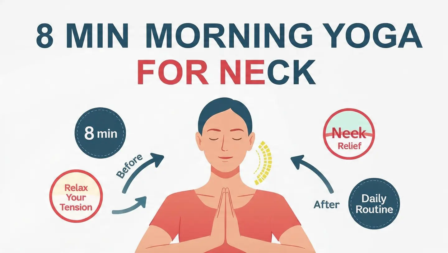 The Simple 8 min Morning Yoga for Neck Routine that Gave